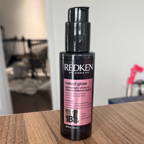 Redken | Hair | Redken Naked Gloss Lightweight Shine Oil Pink And Black ...